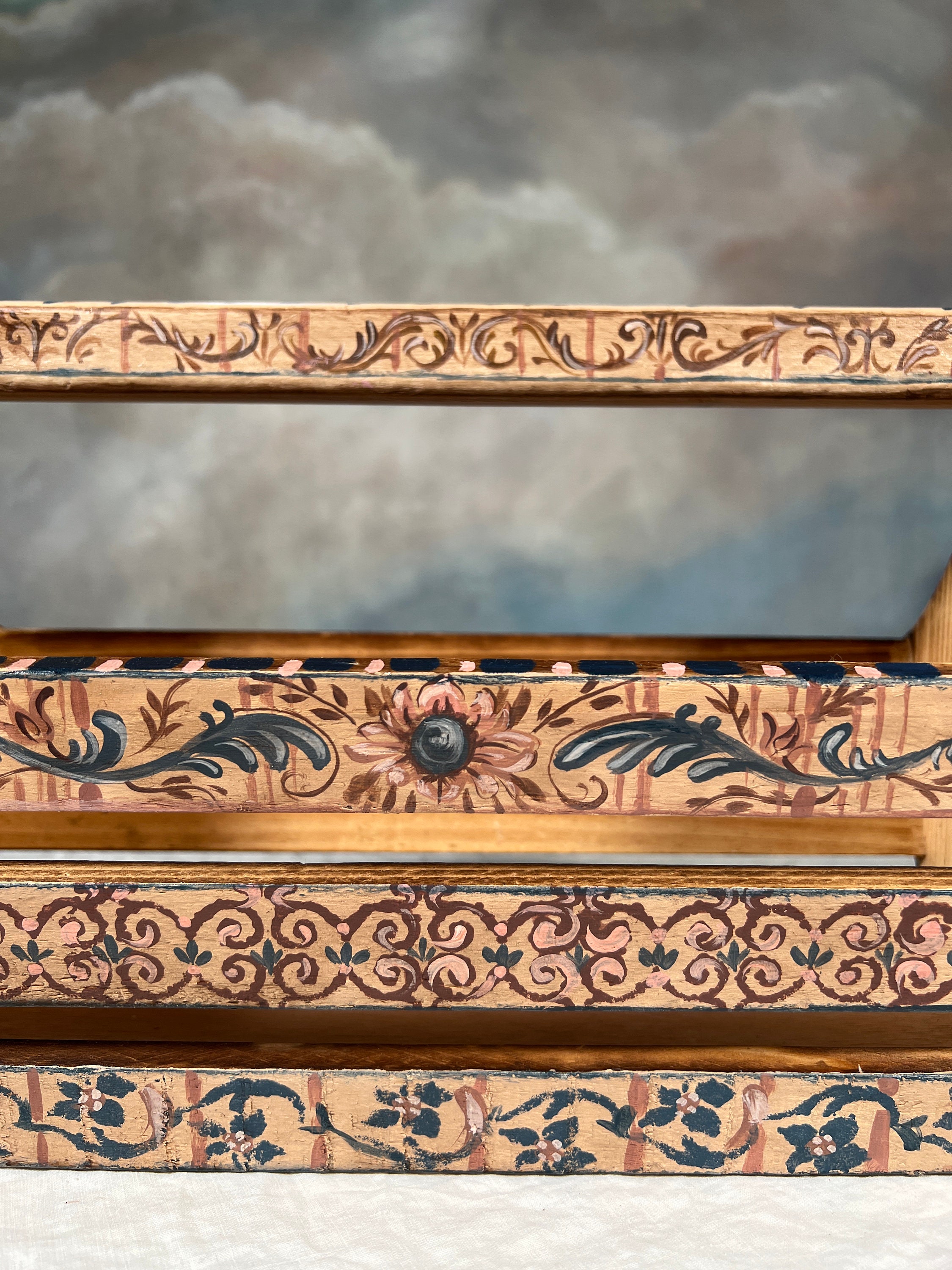 Boho Painted Tool Box Caddy - Etsy