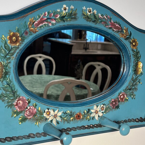 Hand Painted Mirror - Etsy