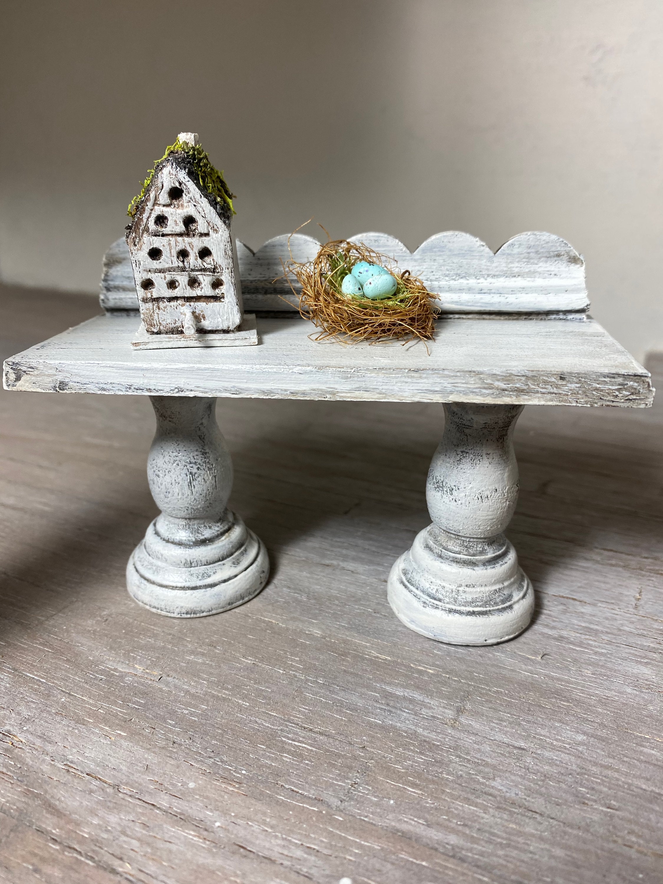 French Cottage Birdhouse 1:12th Scale - Etsy