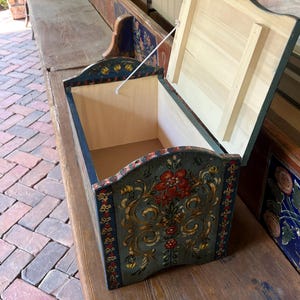 Small Hand Painted Chest - Etsy
