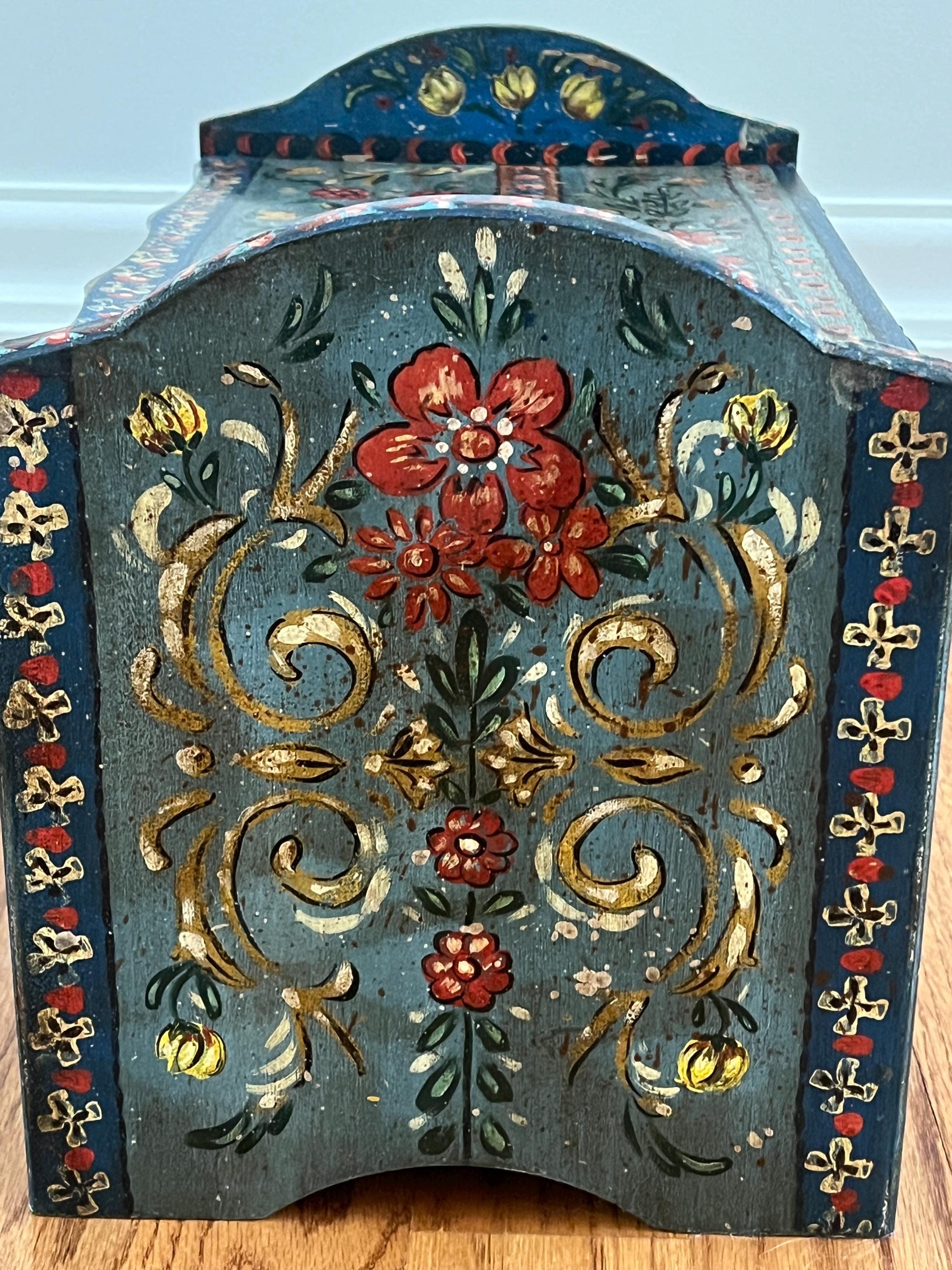 Small Hand Painted Chest - Etsy
