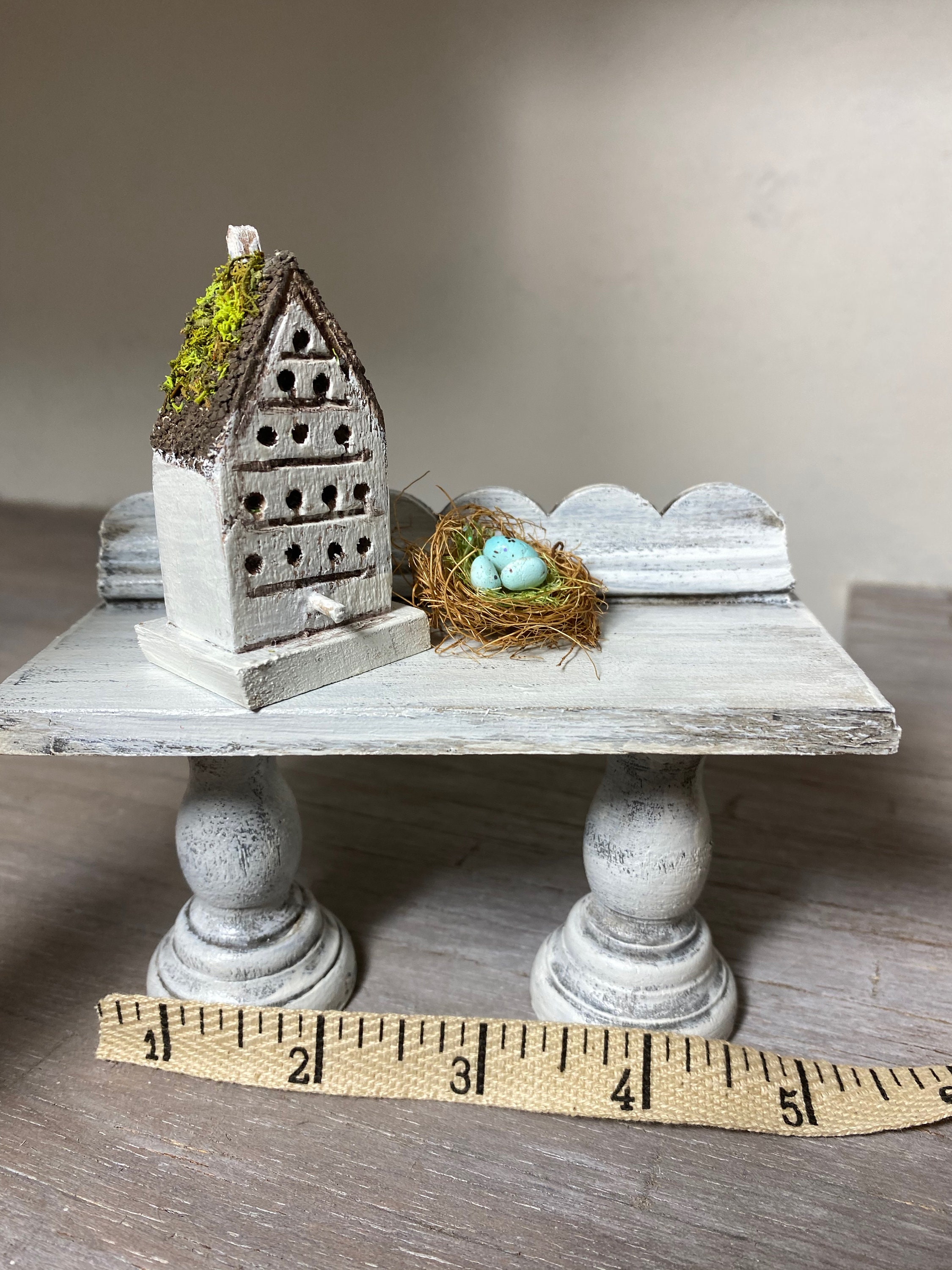 French Cottage Birdhouse 1:12th Scale - Etsy