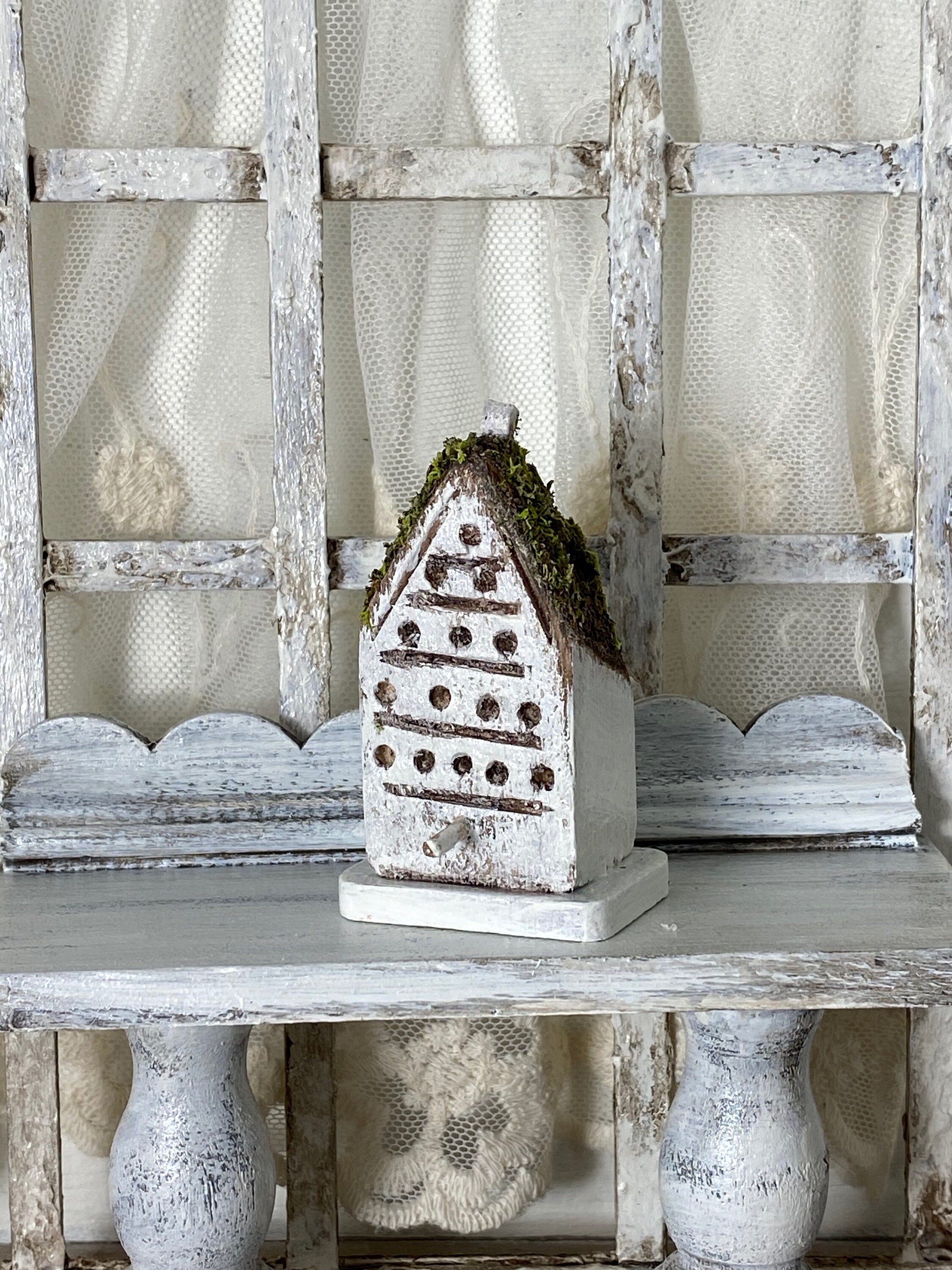 French Cottage Birdhouse 1:12th Scale - Etsy