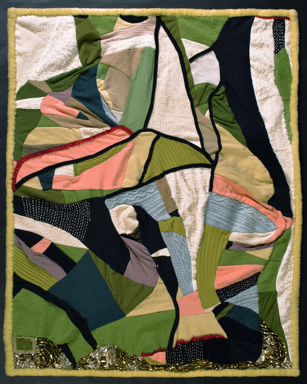 Wool Patchwork Quilt, Handmade Quilt, Time-honored Textiles - Etsy