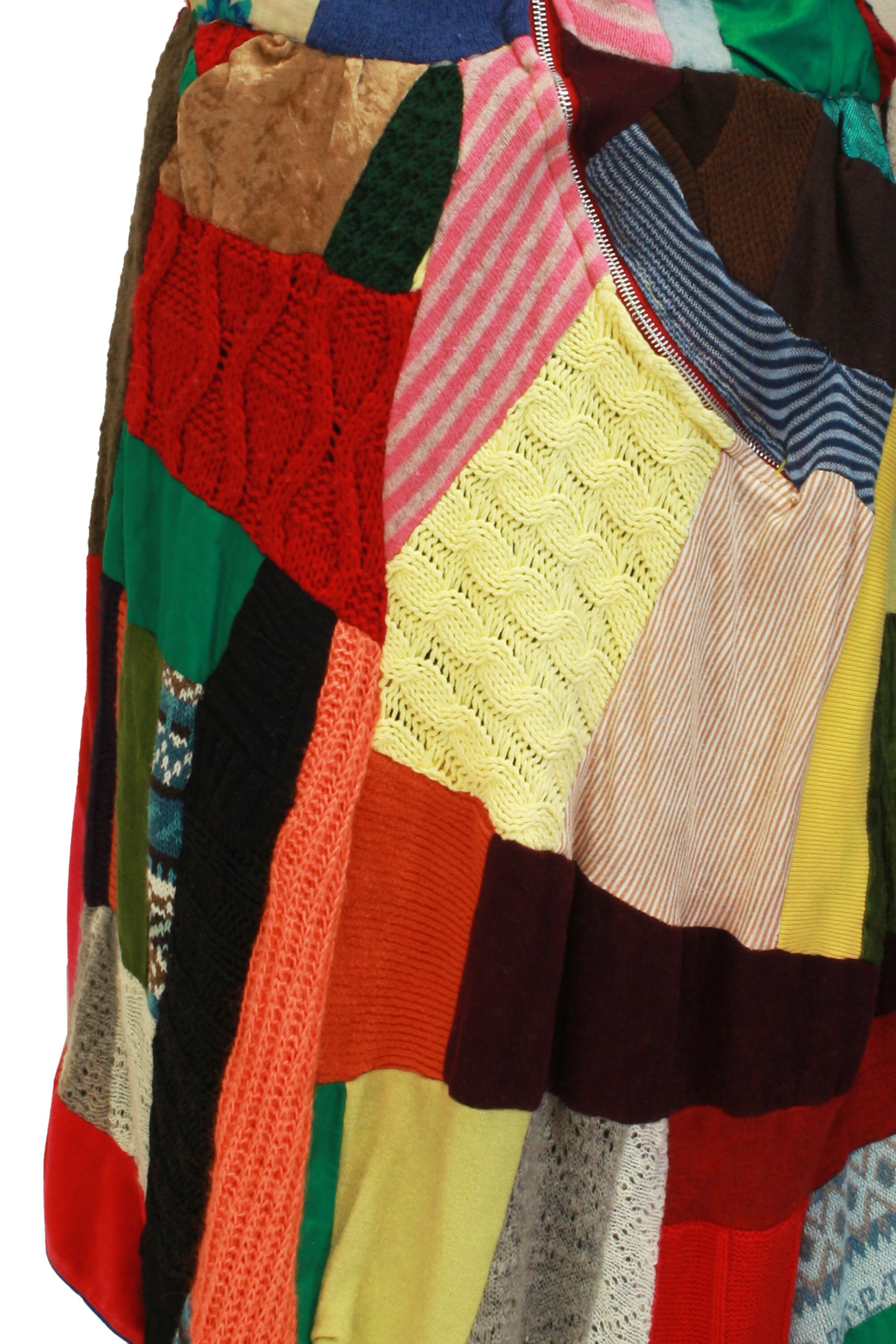 Dress Wool Patchwork Boho Forever Party Dress Bohemian Avant-garde ...