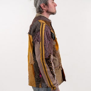 Boro Jacket, Inspired by Japanese Boro Stiches. Upcycled Patchwork - Etsy