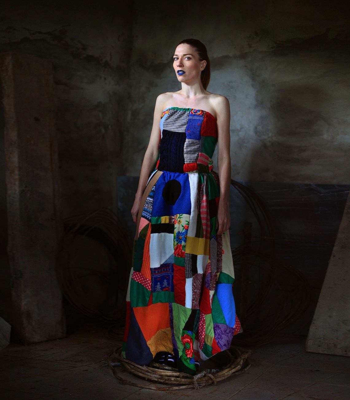 Dress Wool Patchwork .boho Forever. Party Dress. Bohemian - Etsy