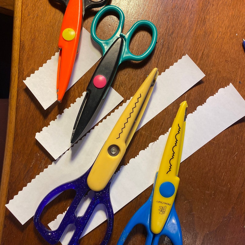 Decorative Edge Craft Scissors - Etsy