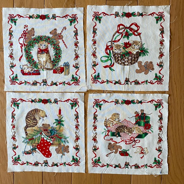 Cat Quilt Panel - Etsy