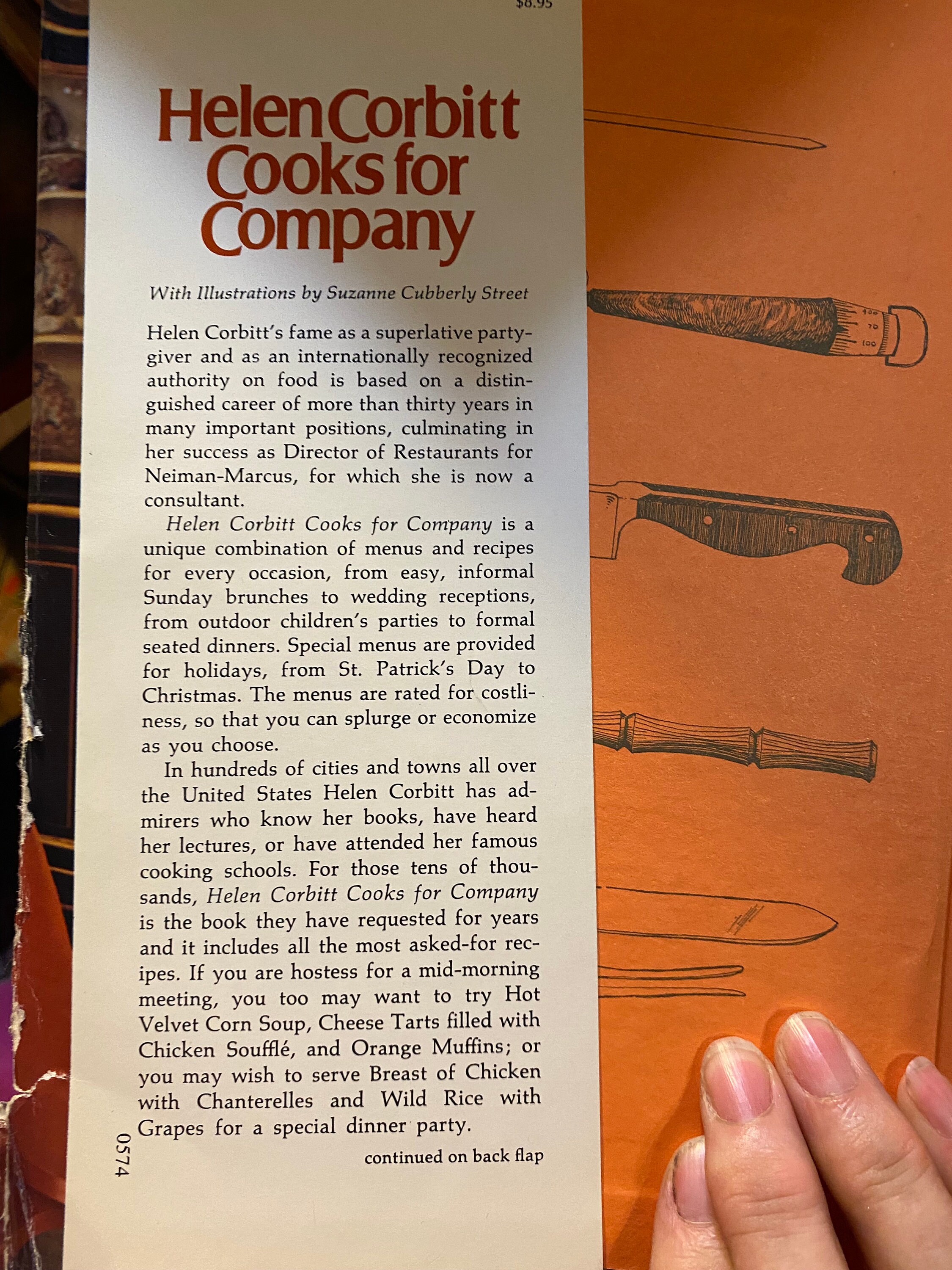 Helen Corbitt Cook Books - Choose: Cooks for Company or Basic Cookbook ...