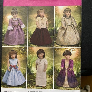 DOLL CLOTHES Pattern - Fits 18" Doll Simplicity 2768 (uncut) 2008 ...