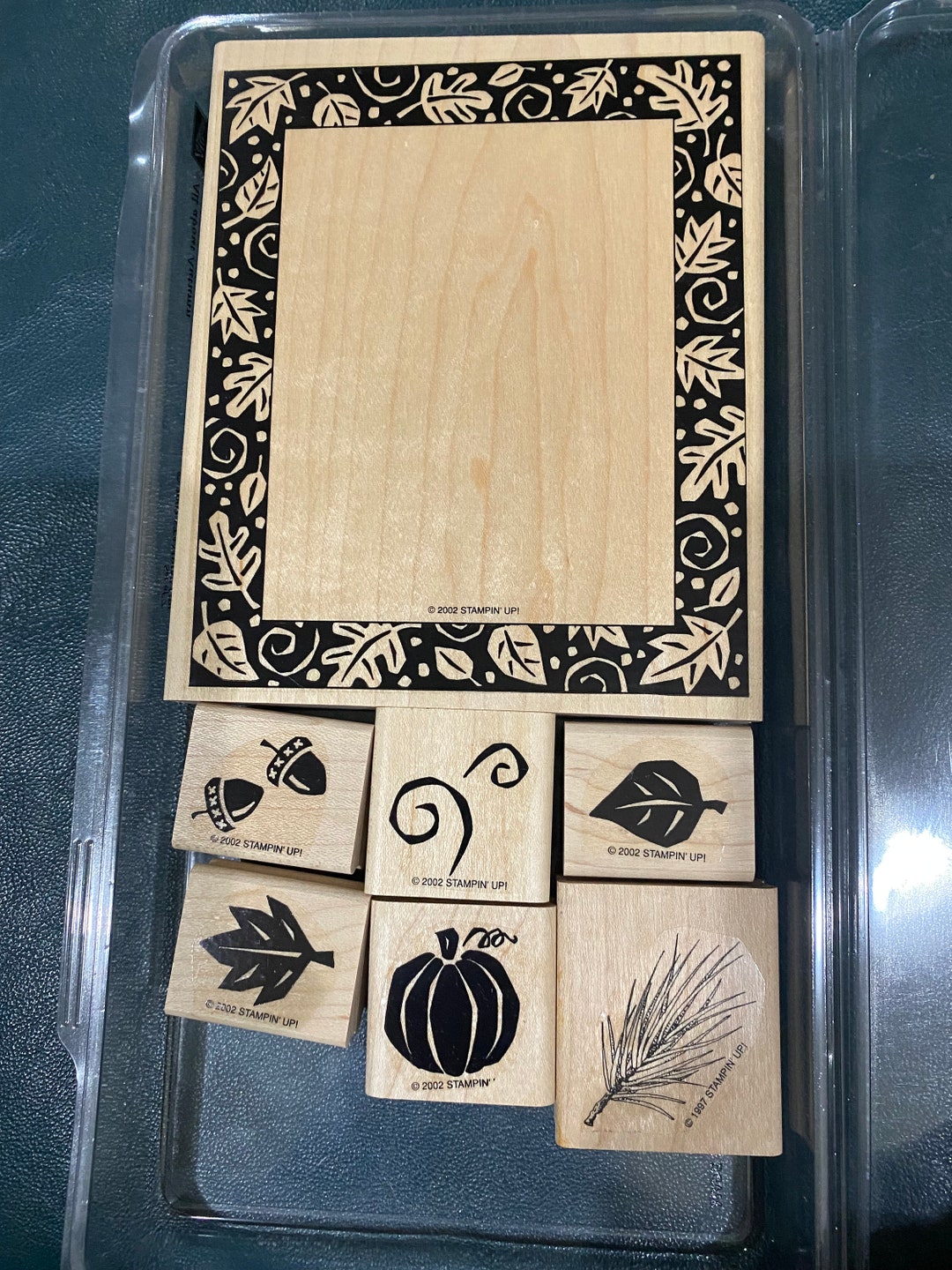 Stampin UP Rubber Stamp Blocks - All About Autumn - 2002 - Paper ...