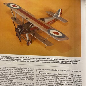 Scratch Built Static Scale Airplane Modeller's Craft Alcorn / Lee ...