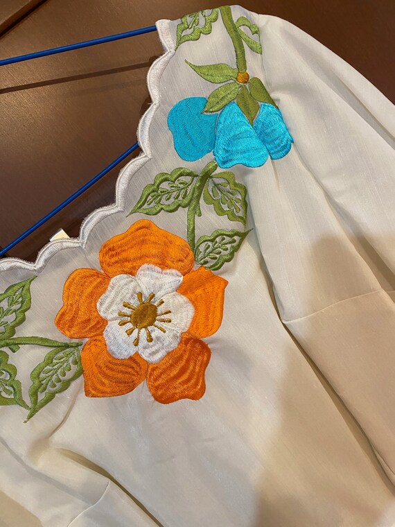 Vintage Embroidered Long Skirt & Top (2 Piece Dress) … - Gem