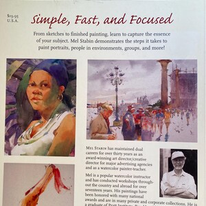 The Figure in Watercolors Simple Fast Focused Techniques Mel Stabin ...