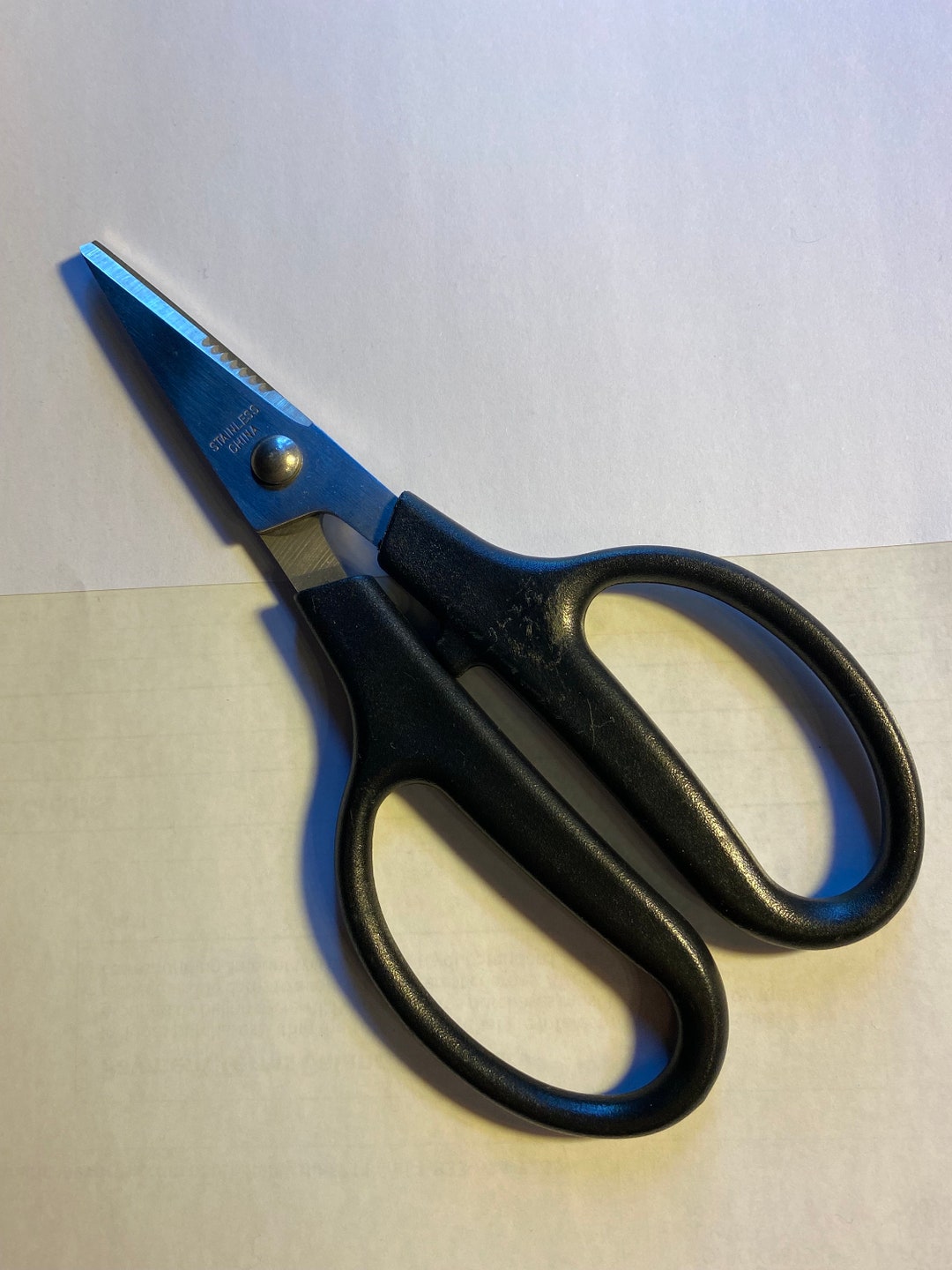 Scissors Paper Cutting Straight Cut Edge Cutting - 1 Pair - 1.5" Blade ...