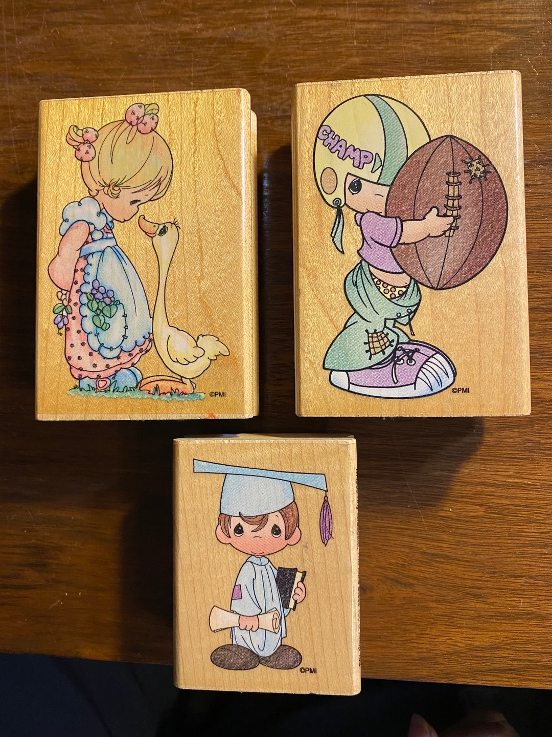 Precious Moments Rubber Stamp Block Stampendous 1995/8 - Paper Crafting ...