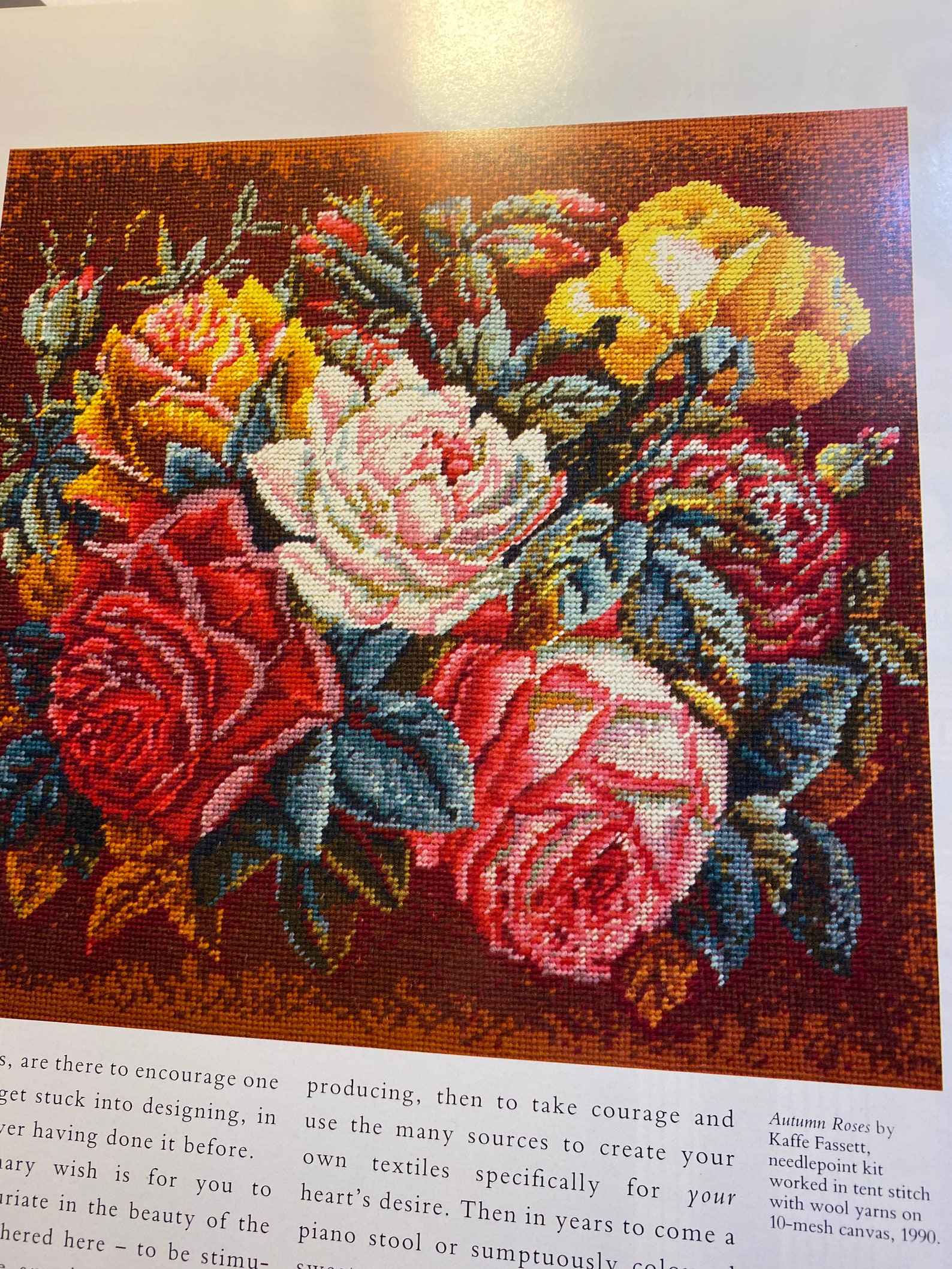 Glorious Inspirations - Designs for Creative Canvas Work - Embroidery ...