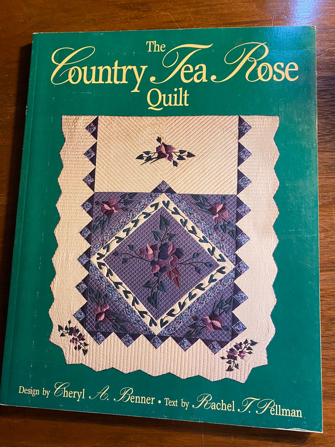 Country Tea Rose Quilt Pattern - Cheryl Benner - Wallhanging, Pieced ...