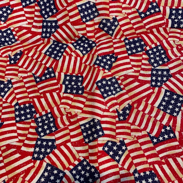 American Flag Fabric - Etsy