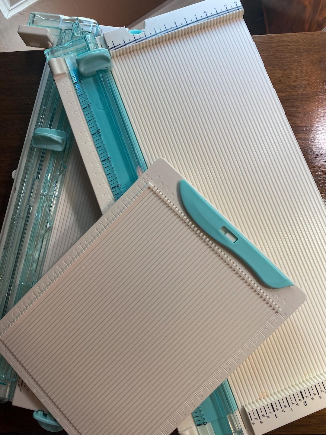 Paper Trim & Score Board - Ruler Blade Trimmer - Cutter Crafting Tool ...