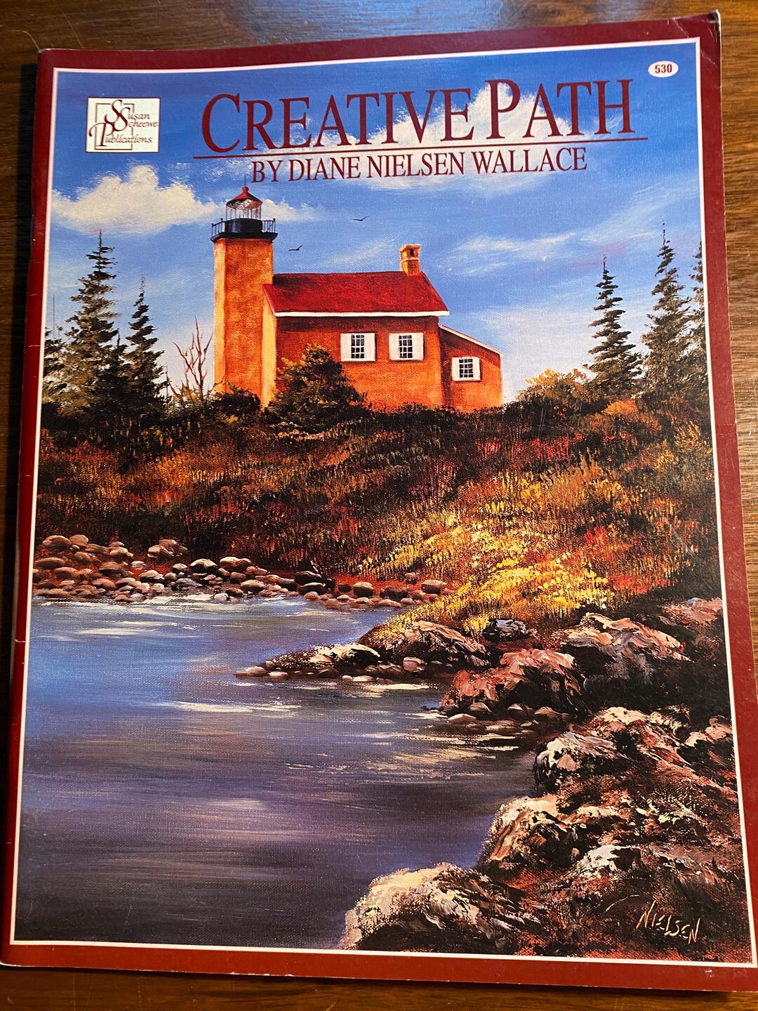 Creative Path - Country Landscape Lighthouse Barn - Diane Wallace ...