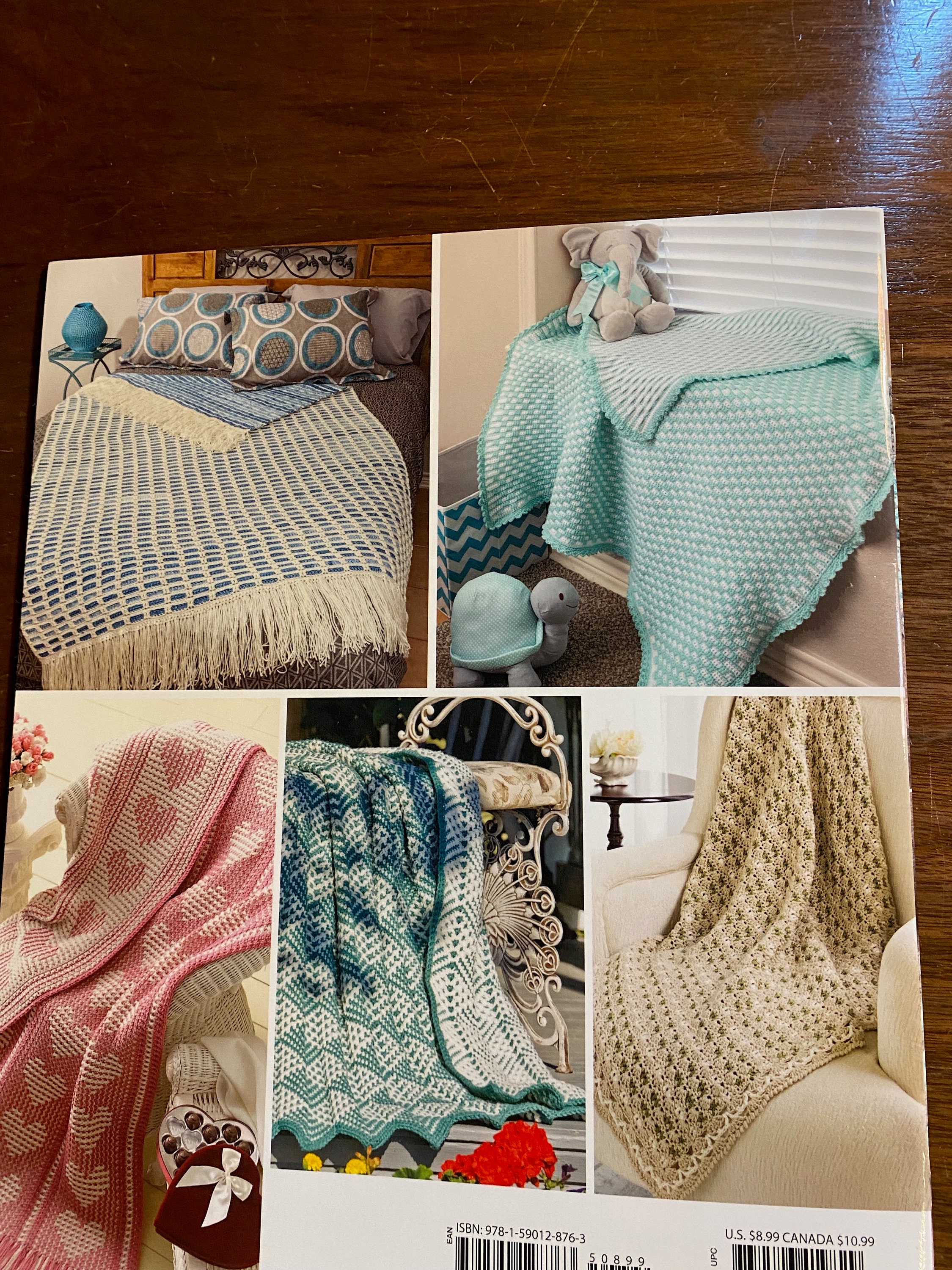Reversible Afghans 6 Designs Crochet Annie's 2018 - Etsy