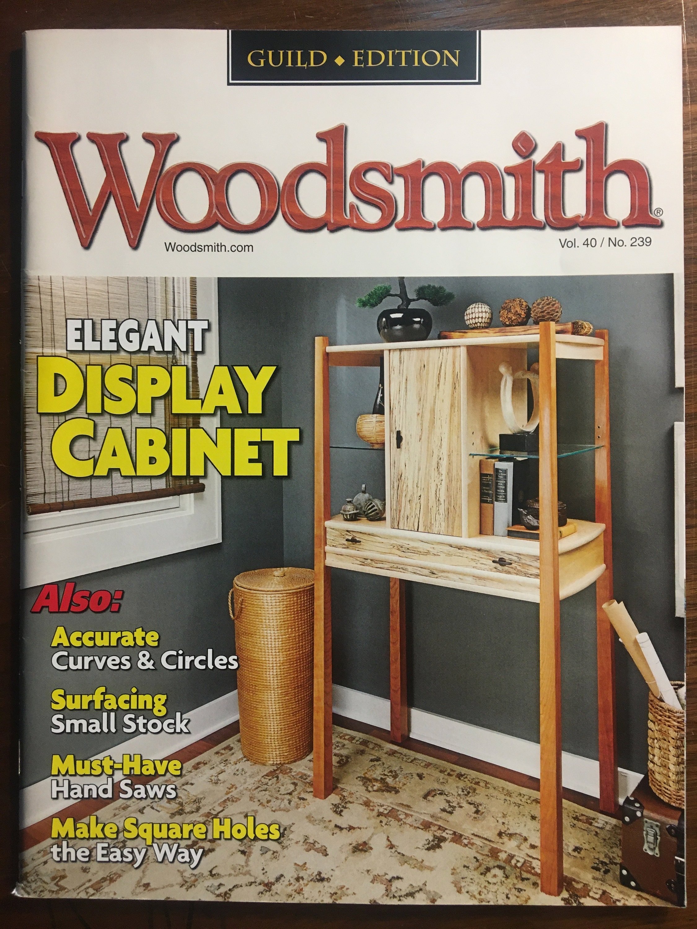 Woodsmith Magazine for Woodworking: Vol. 40 No 239 October / - Etsy