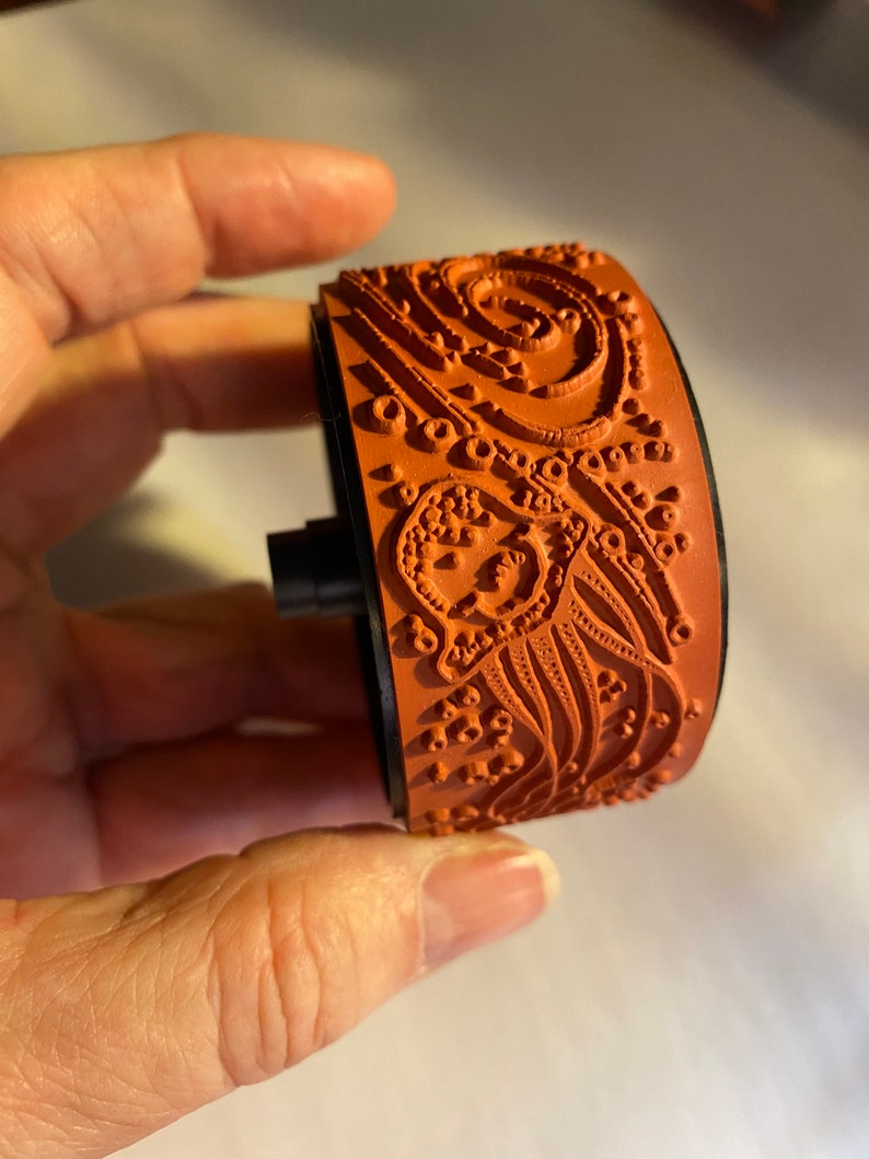 Stampin UP Red Rubber Stamp Wheel Block Stampin Around - Etsy