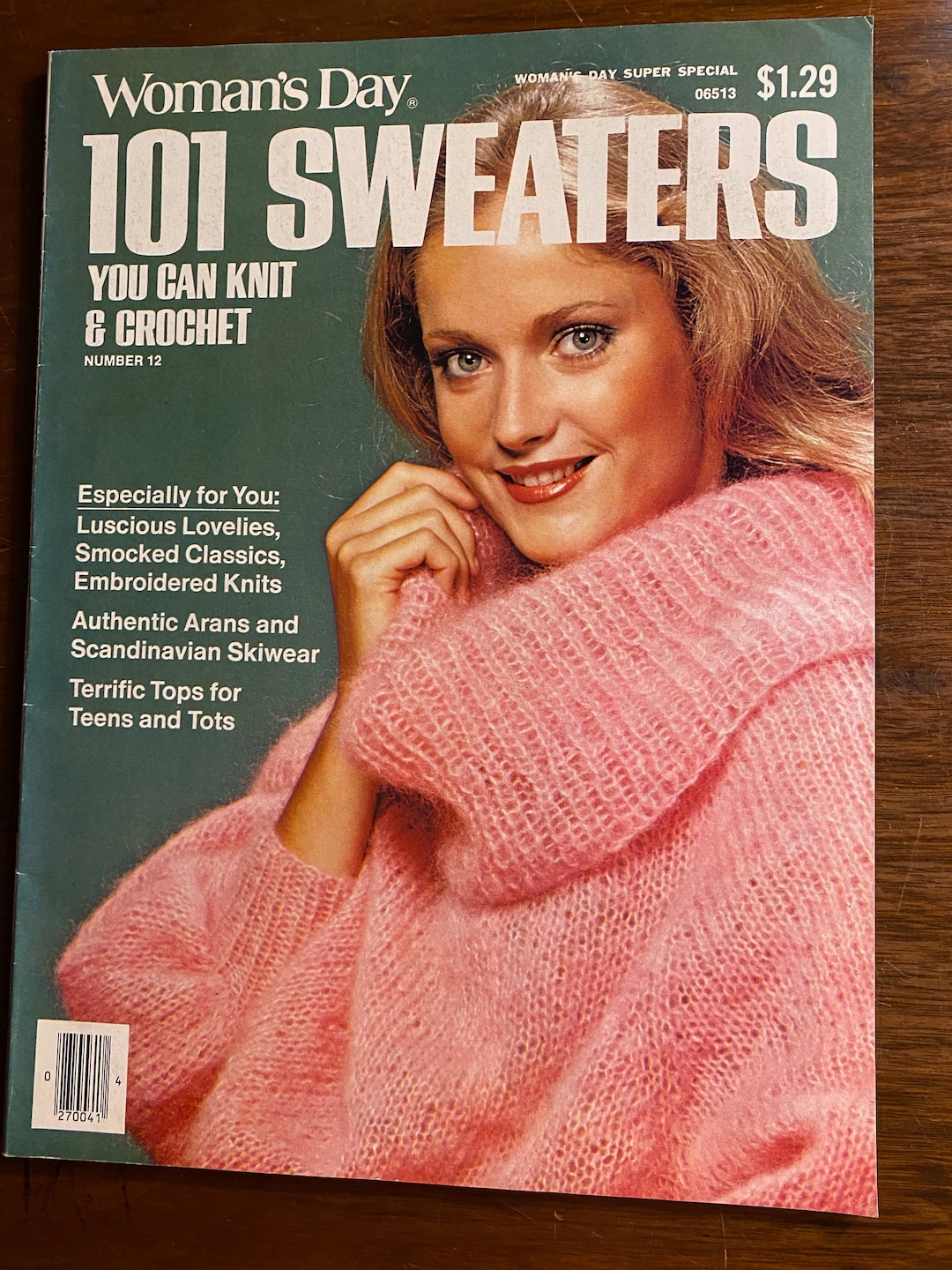 Woman's Day 101 Sweaters Knit / Crochet - Magazine: 1978 No 12 ...