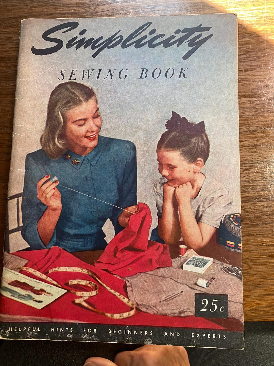 Simplicity Sewing Book - 1949 - Tips - Ideas - Sewing Companion ...