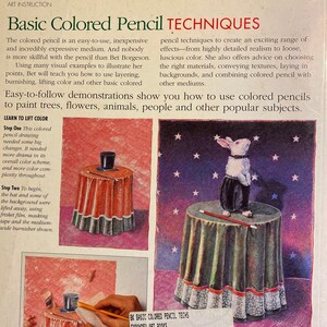 Basic Colored Pencil How to Draw Paint Bet Burgeon Art - Etsy