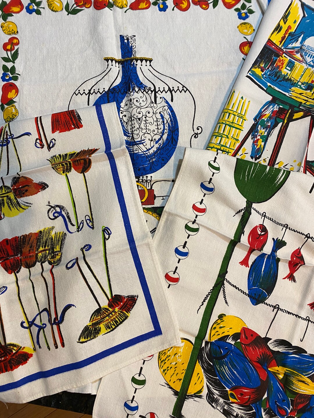 Printed Decorative Kitchen Linen Tea - Dish Towel - 20" X 26" Cloth ...