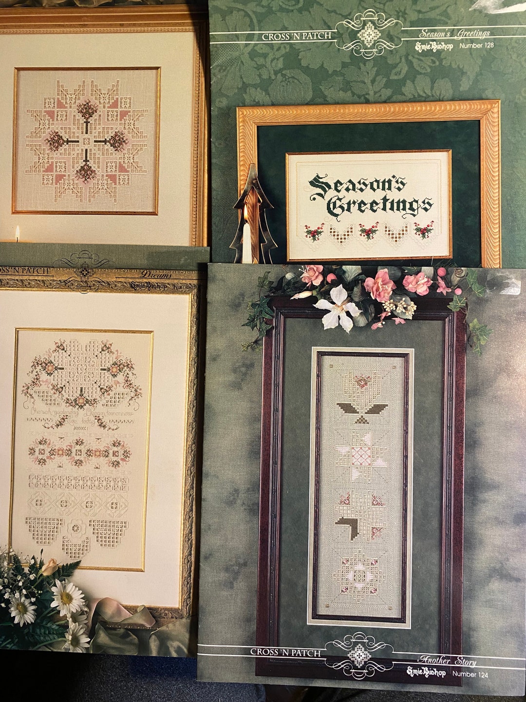 Cross Stitch Enhanced W/ Hardanger - Embroidery - Emie Bishop Cross N ...