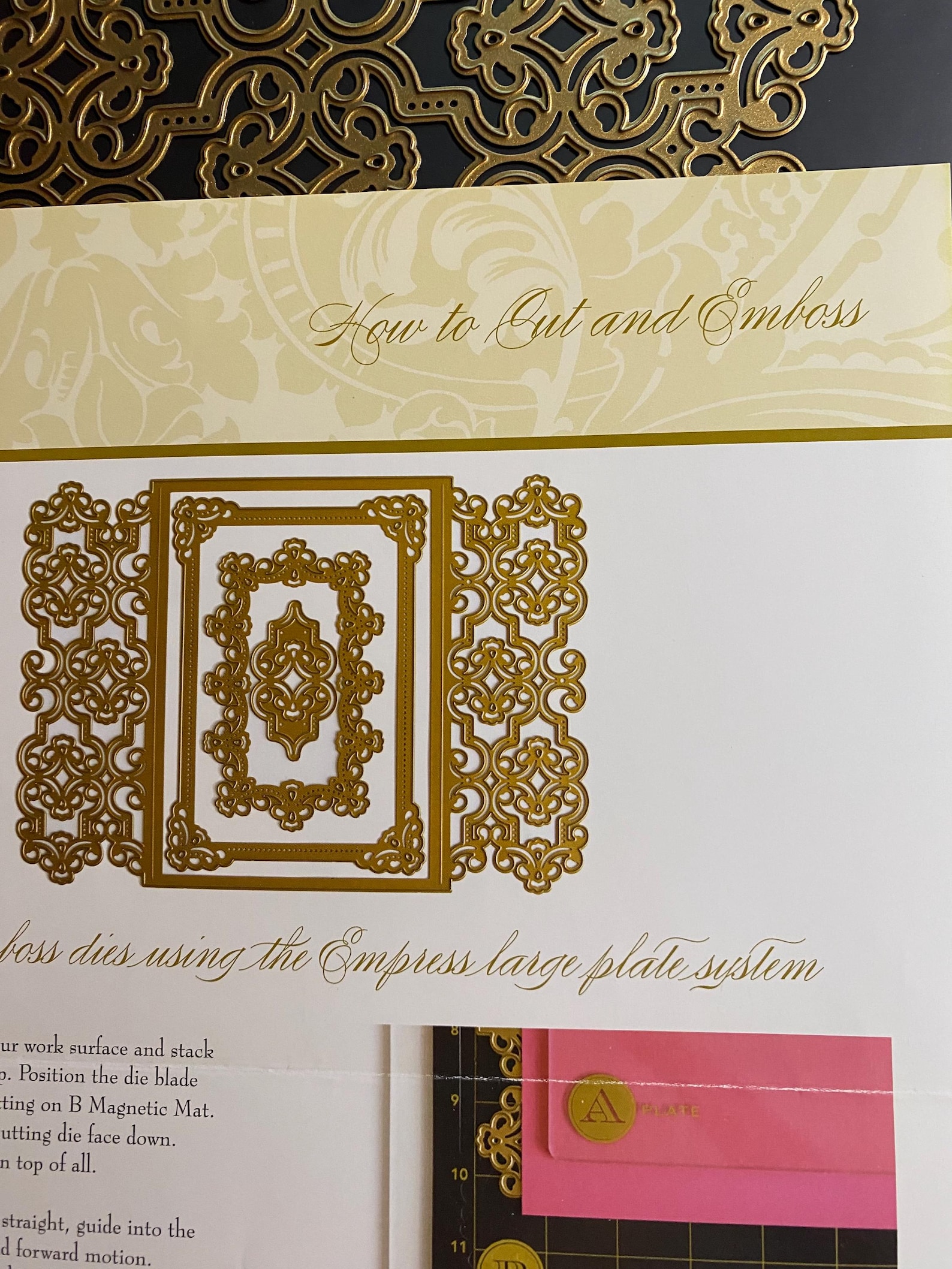Geo Gatefold Jacket Die Metal Dies Paper Crafting, Print Making, Card ...