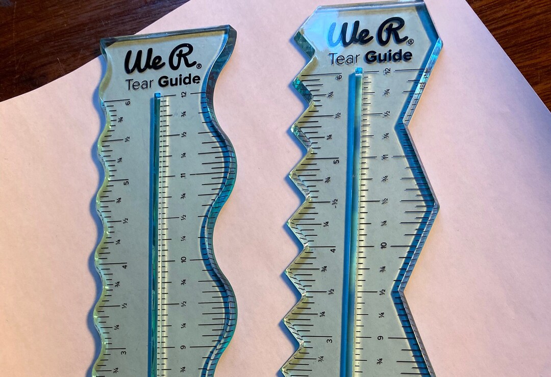 We R Memory Keepers Tear Guide Two 12 With Decorative Tear Surface ...