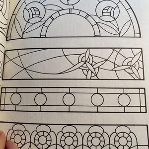 Sidelights, Fanlights and Transoms Stained Glass Pattern Book - Classic ...