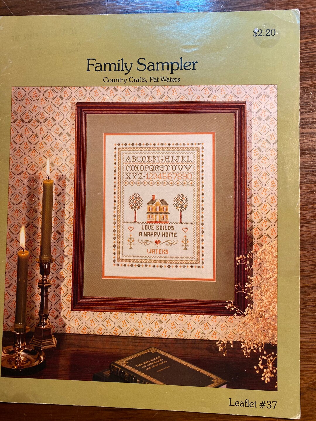 Family Sampler - Alphabet - Home Sampler - Pat Waters - Country Crafts ...