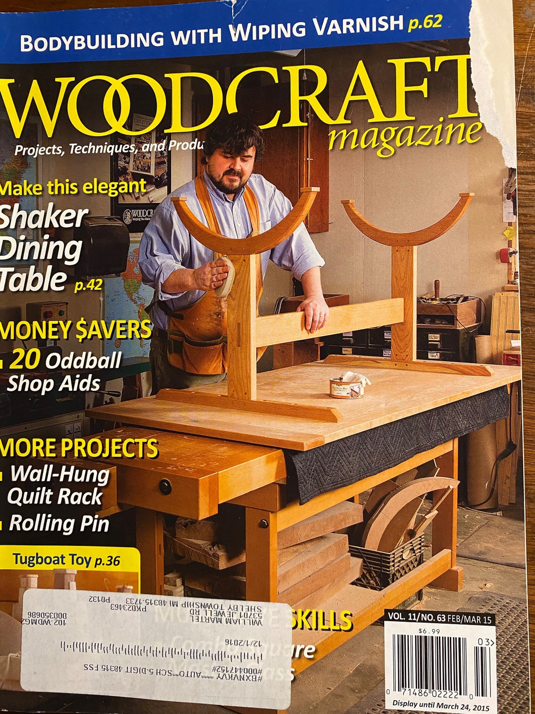 Woodcraft Magazine for Woodworking: Vol. 11 No 63 February / March 2015 ...