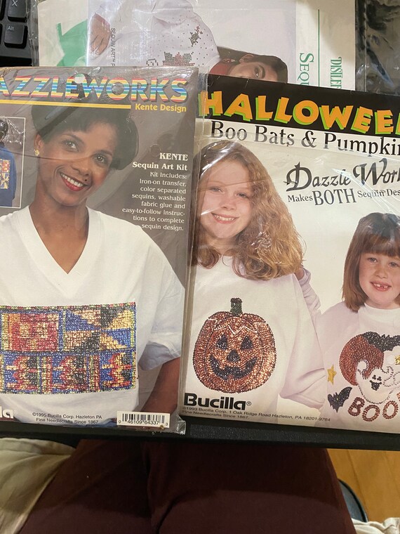 Bucilla Dazzle Works Sequin Art Kit Choose 1 Kente or 2 | Etsy