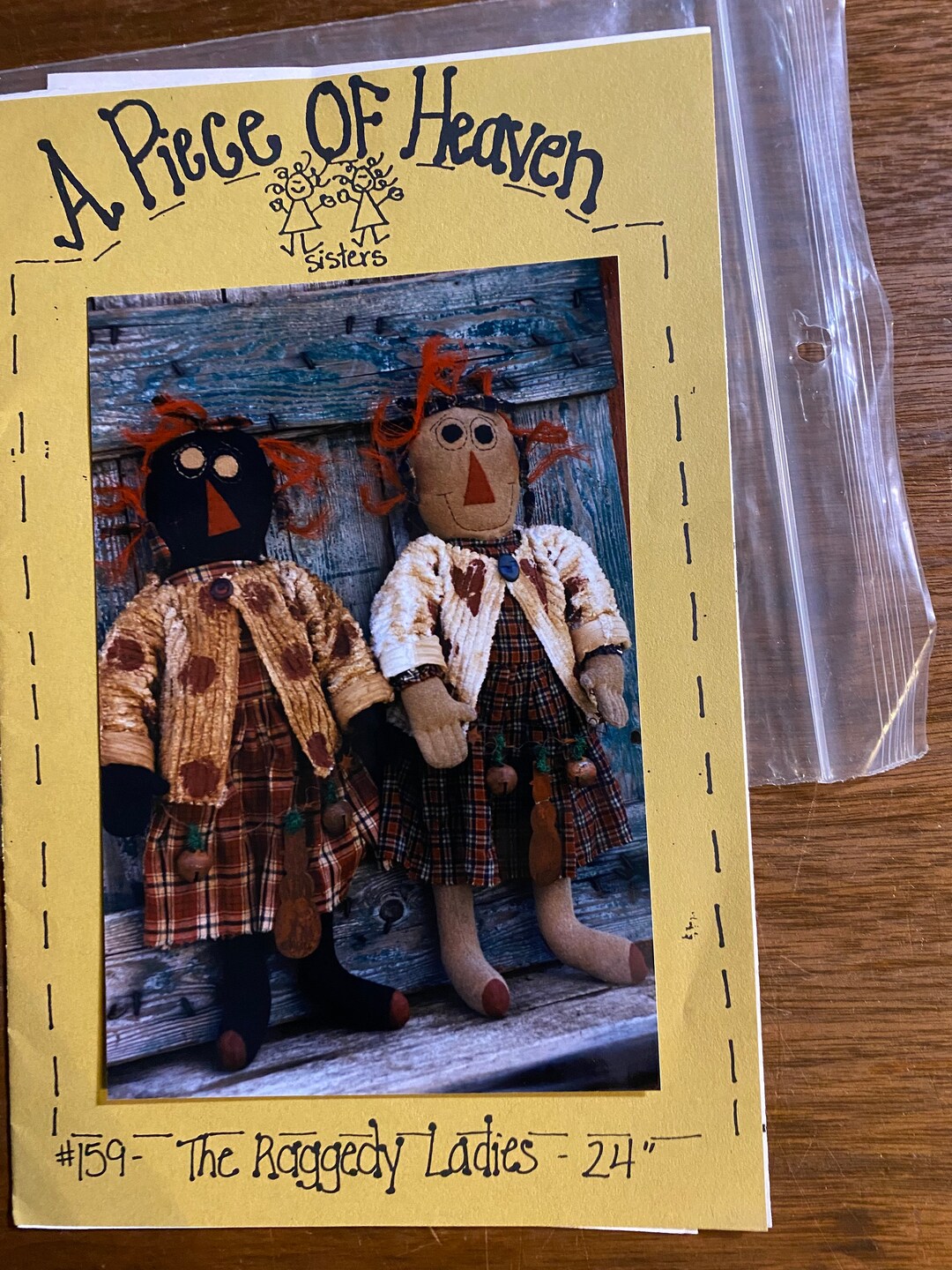 A Piece of Heaven the Raggedy Ladies - Rustic Country Soft Rag DOLL ...