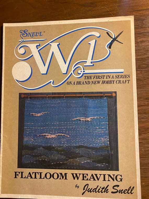 W1 Flatloom Weaving Judith Snell 1976 Basic Patterns - Etsy