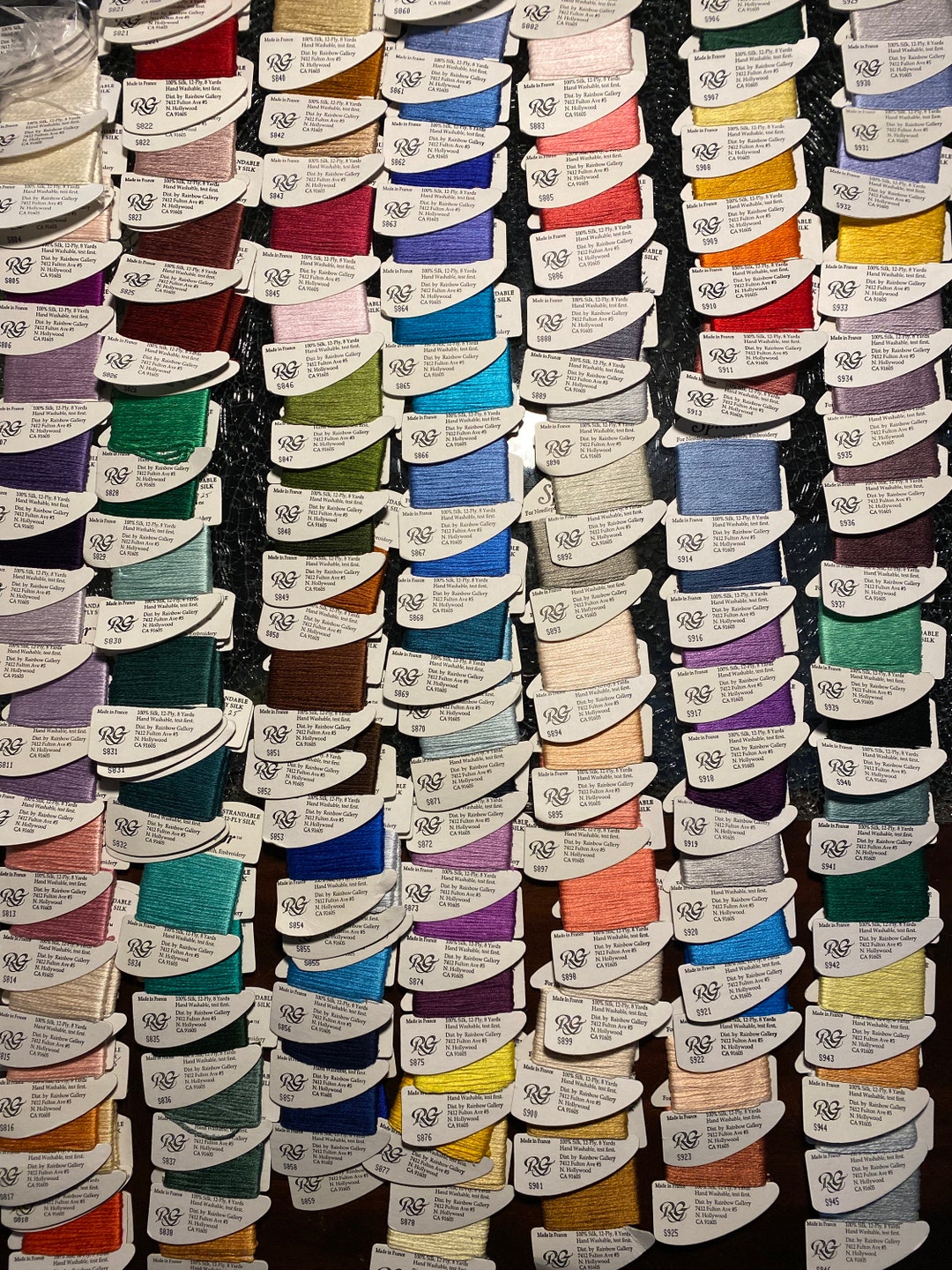 Splendor Silk No S870 to S939 - Specialty Needlework Floss Needlepoint ...