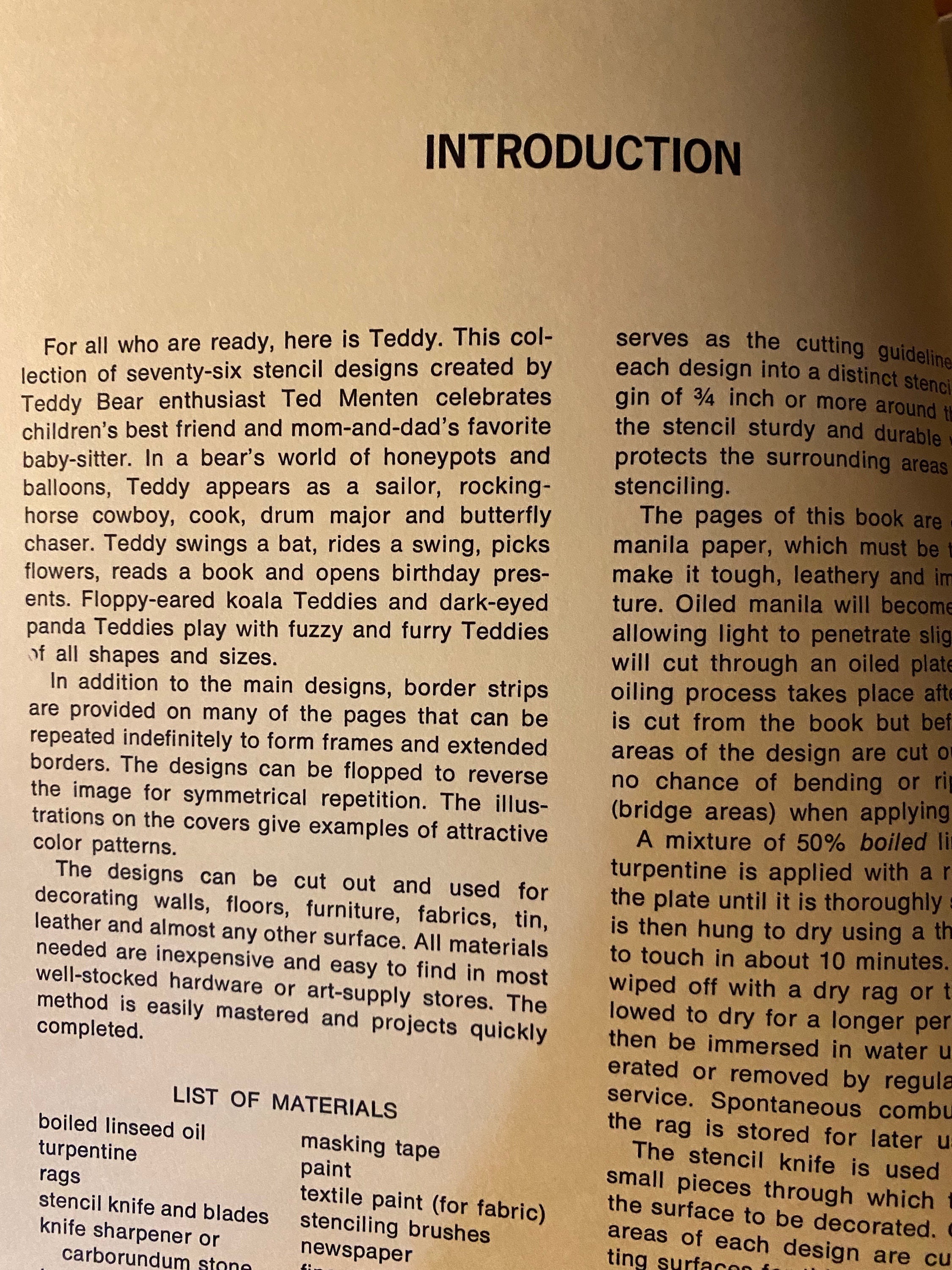 Teddy Bear Cut & Use Stencils 76 Designs Patterns Ted | Etsy