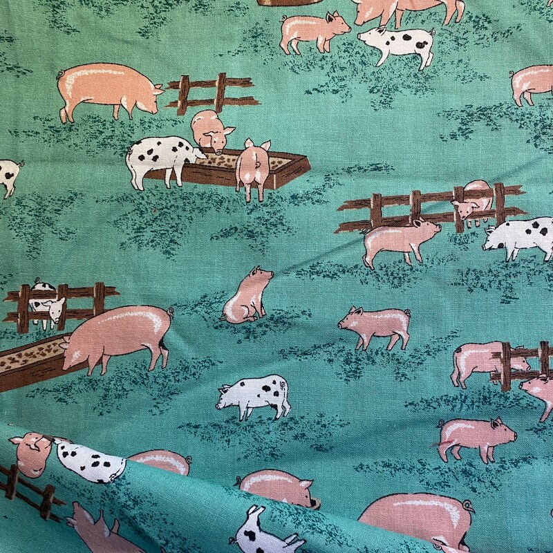 Pig Fabric - Etsy