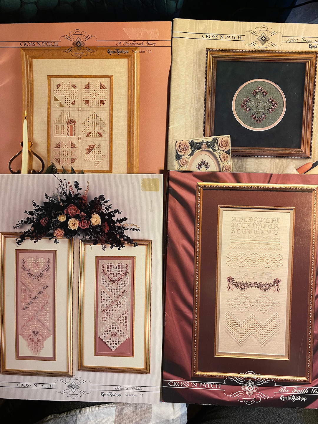Cross Stitch Enhanced W/ Hardanger - Embroidery - Emie Bishop Cross N ...