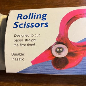 Rolling Scissors - Round Blade - Paper Cutting Edge - Decoupage ...