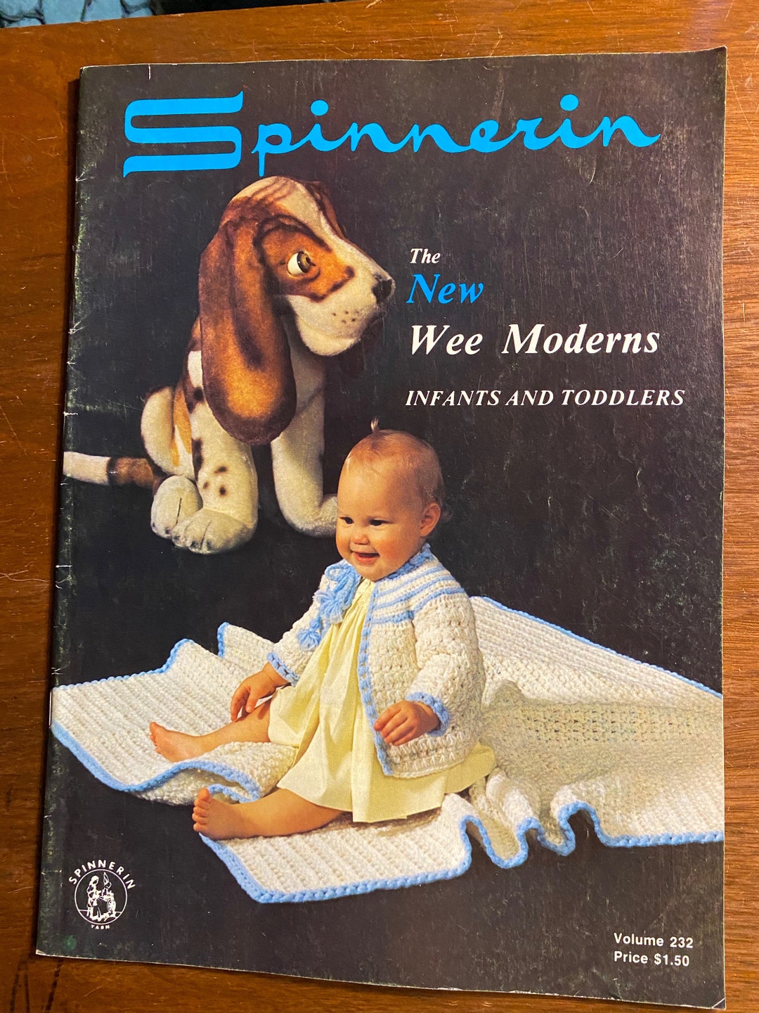 New Wee Moderns Infants and Toddlers for Children - Spinnerin Book 232 ...