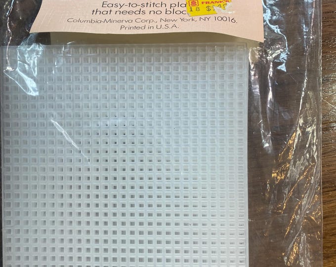 For Counted Thread Embroidery 8 Mesh Count Perforated Plastic Canvas ...