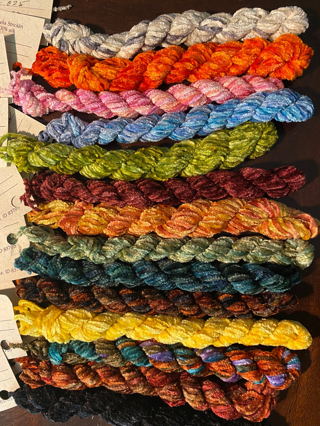 Silken Chenille Specialty Embroidery Thread Floss - Needlepoint, Cross ...